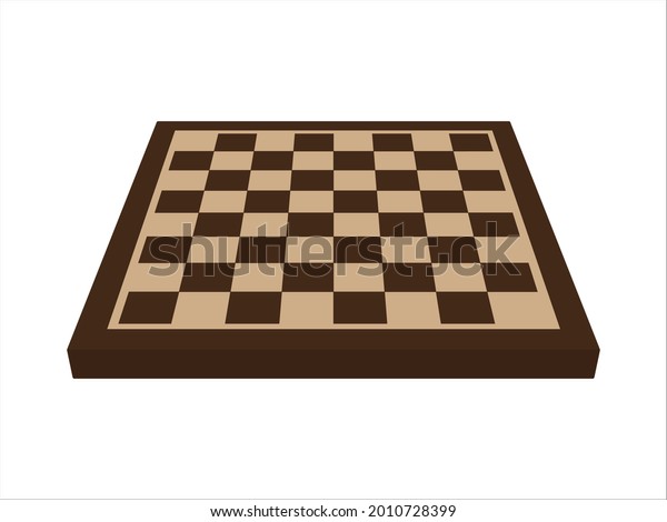 Volumetric Chess Board Without Chess Pieces Stock Vector (Royalty Free ...