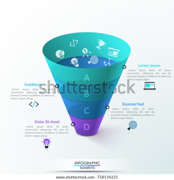 348 Horizontal Funnel Infographics Images, Stock Photos & Vectors ...