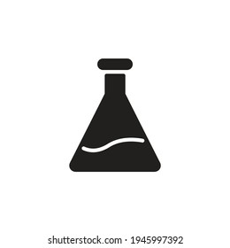 Volumetric Flask Icon Vector Logotype Stock Vector (Royalty Free ...
