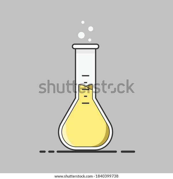 Volumetric Glass Flat Vector Illustration Isolated Stock Vector ...