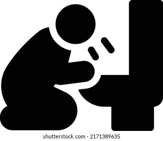 745 Puke man icon Images, Stock Photos & Vectors | Shutterstock