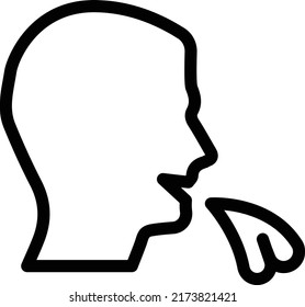 Vomiting Vector Illustration On Transparent Backgroundpremium Stock ...