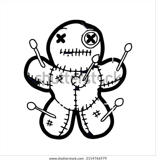 Voodoo Coloring Page Kids: เวกเตอร์สต็อก (ปลอดค่าลิขสิทธิ์) 2154766979 ...