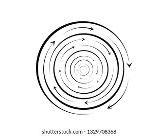 Vortex Circle Logo Symbols Template Icons Stock Vector (Royalty Free ...