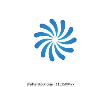 Vortex Water Logo Symbols Template Icons Stock Vector (Royalty Free ...
