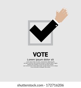 Vote Yes Vector Illustration Stock Vector (Royalty Free) 172716206 ...