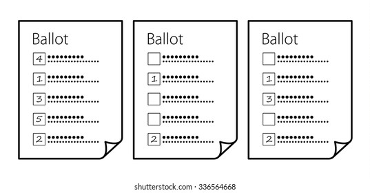 889 Ballot slip Images, Stock Photos & Vectors | Shutterstock