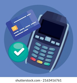 Voucher Machine Blue Card Stock Vector (Royalty Free) 2163416761 ...
