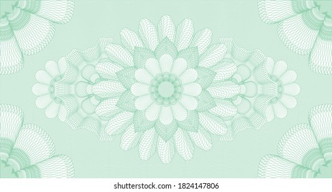 Voucher Watermark Banknotes Illustration Complex Design Stock Vector ...