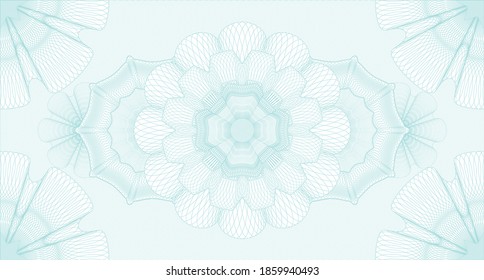 Voucher Watermark Banknotes Vector Illustration Complex Stock Vector ...