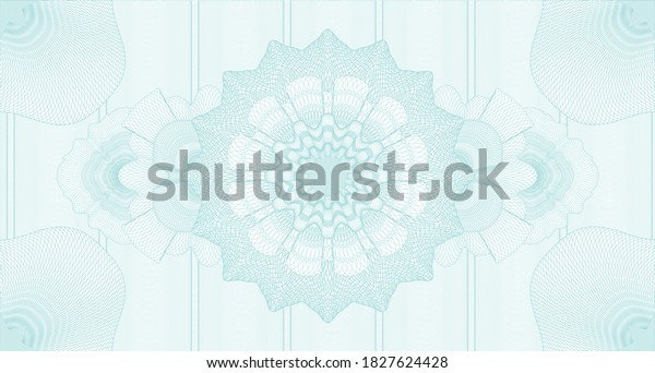 Voucher Watermark Pattern Money Illustration Complex Stock Vector ...