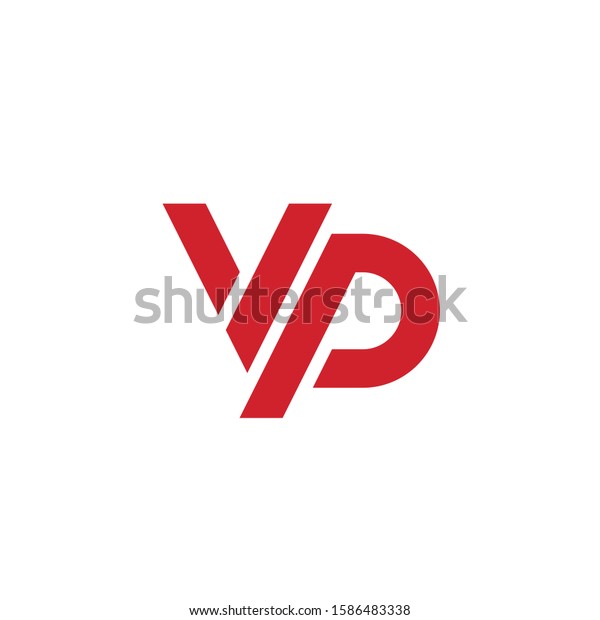 Vp Monogram Two Letters Vp Luxury Stock Vector (Royalty Free) 1586483338