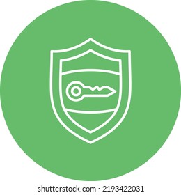 Vpn Line Circle Icon Vector Image Stock Vector (Royalty Free ...