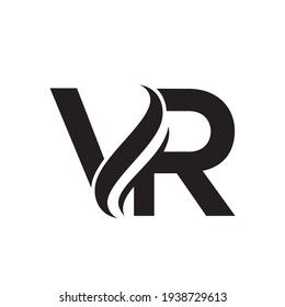 Vr Creative Letter Logo Design Stock Vector (Royalty Free) 1938729613 ...
