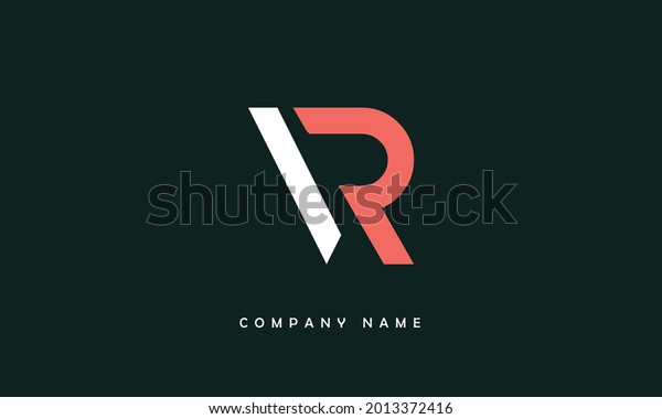 Vr Rv Alphabets Letters Logo Monogram Stock Vector (Royalty Free ...