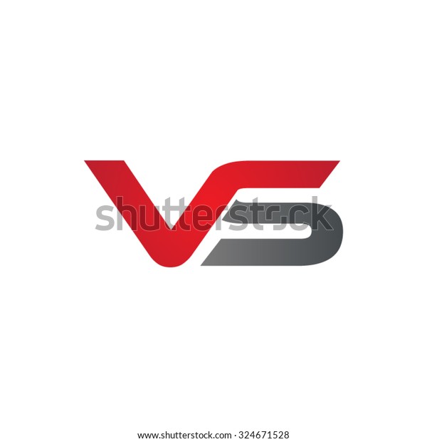 Vs Company Linked Letter Logo Stock Vector (Royalty Free) 324671528 ...