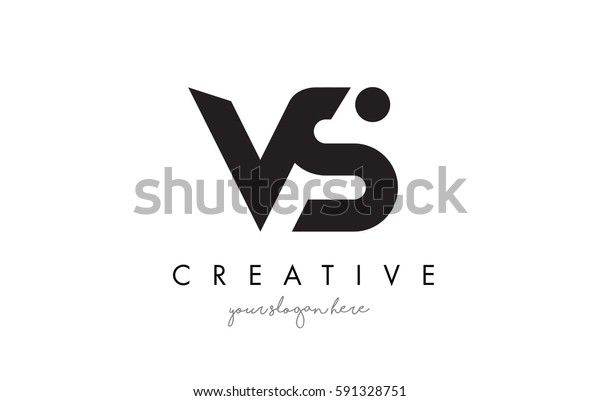 Vektor Stok Vs Letter Logo Design Creative Modern (Tanpa Royalti ...
