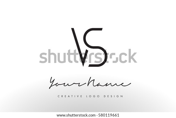 Vs Letters Logo Design Slim Simple: เวกเตอร์สต็อก (ปลอดค่าลิขสิทธิ์ ...