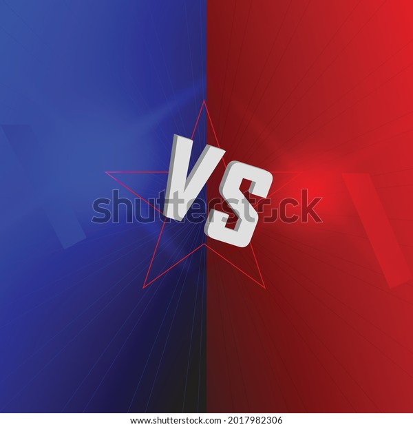 Vs Logo Battle Headline Template Sparkling Stock Vector (Royalty Free ...