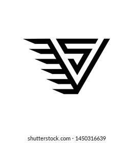 Vs Logo Vs Iconic Font Logo Stock Vector (Royalty Free) 1450316639 ...