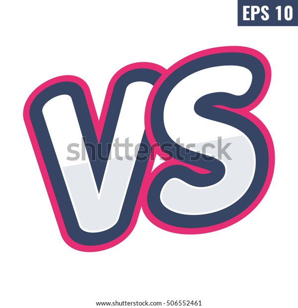 Vs Versus Icon Mark Sign Fighters 스톡 벡터(로열티 프리) 506552461 | Shutterstock