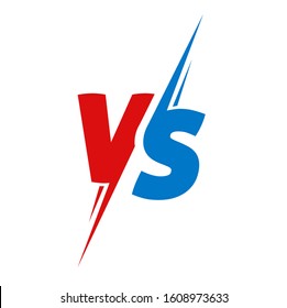 Vs Versus Text Logo Battle Fight Stock Vector (Royalty Free) 1608973633 ...