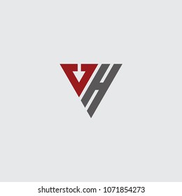 Vg Initial Logo Vector Design Triangle Stock Vector (Royalty Free ...