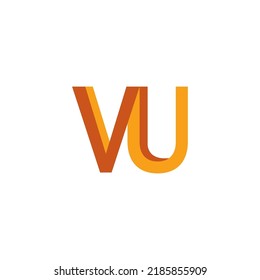 Vu Letter Logo Vector Illustration Design Stock Vector (Royalty Free ...