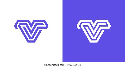506 Double v logo Images, Stock Photos & Vectors | Shutterstock