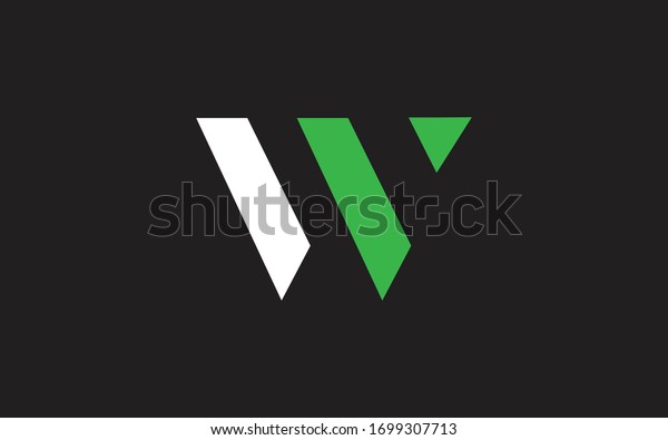 Vw Wv V W Uppercase Letter Stock Vector (Royalty Free) 1699307713 ...