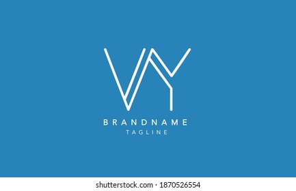 Vy Alphabet Initial Letter Monogram Icon Stock Vector (Royalty Free ...