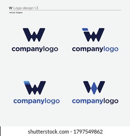 W Company Logo Vector Design Stock Vector (Royalty Free) 1797549862 ...