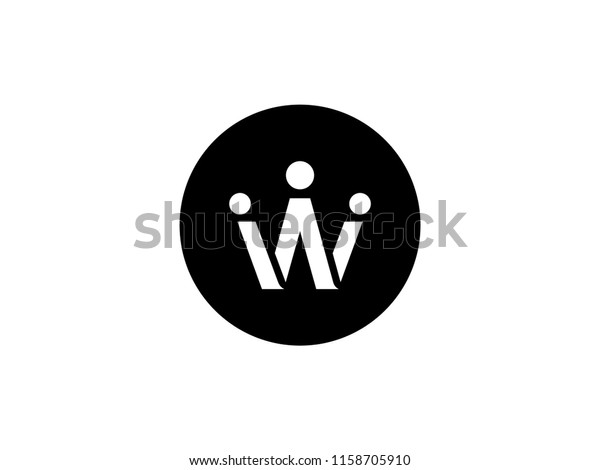 W Crown Logo Stock Vector (Royalty Free) 1158705910 | Shutterstock