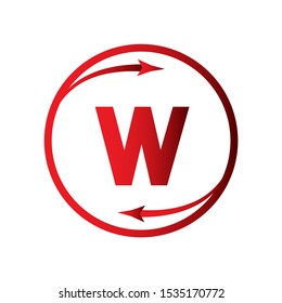Letter W New Logo Vector: vector de stock (libre de regalías ...
