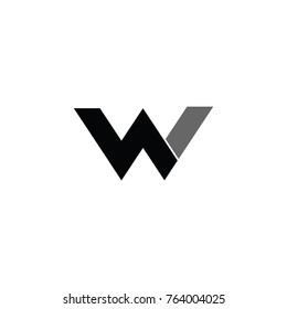 Vector Logo Image Letter W Bridge Stock Vector (Royalty Free) 1441149758