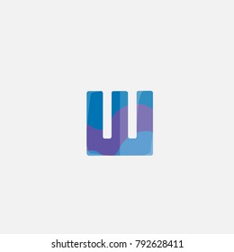 Uu Letter Logo U U Monogram Stock Vector (Royalty Free) 1078241708 ...