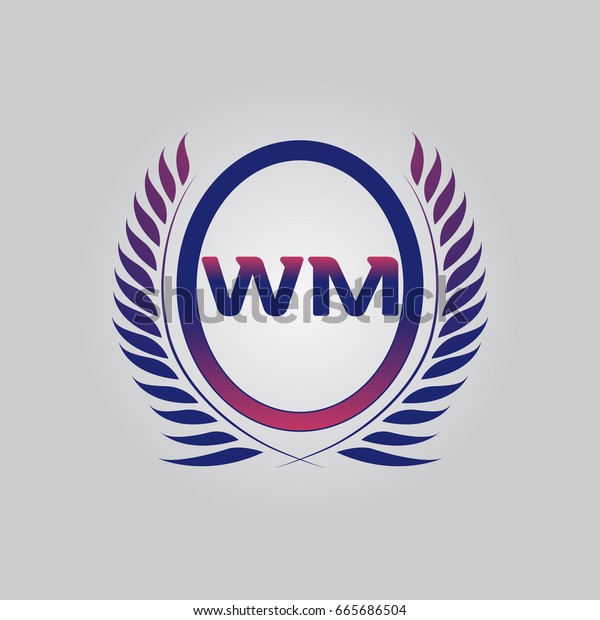 W M Logo Stock Vector (Royalty Free) 665686504