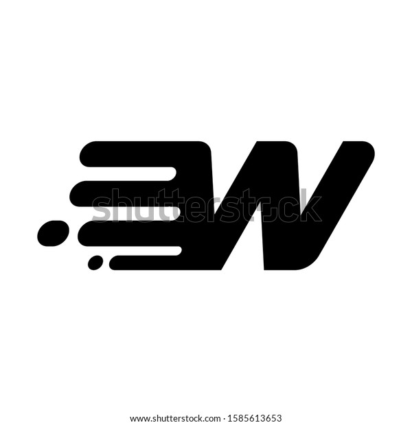 W Melted Logo Design Melted Logo Stock Vector (Royalty Free) 1585613653 ...