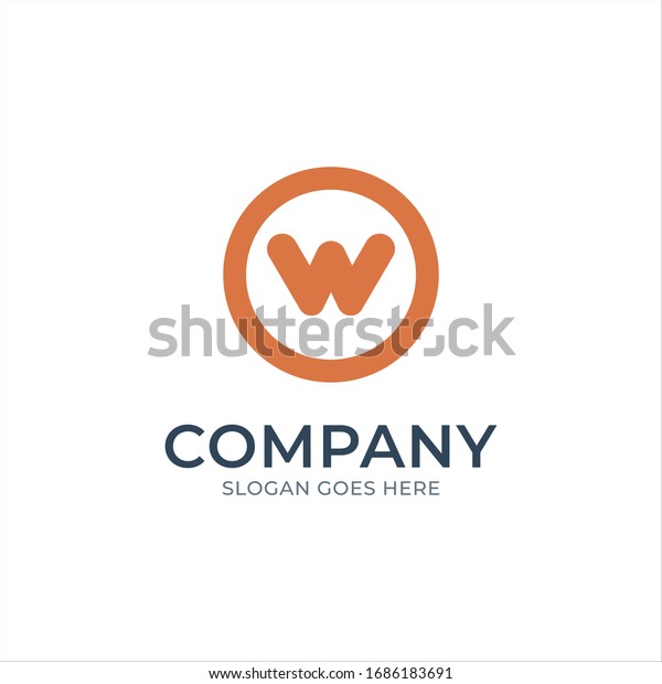 W Modern Logo Design W Letter Stock Vector (Royalty Free) 1686183691 ...