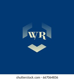 W R Logo Stock Vector (Royalty Free) 667064836 | Shutterstock