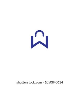 W Shop Vector Logo Stock Vector (Royalty Free) 1050840614 | Shutterstock
