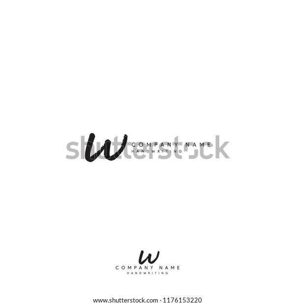 W Signature Logo Stock Vector (Royalty Free) 1176153220 | Shutterstock