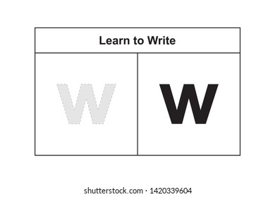 W Study Table Illustration Kids Learn: เวกเตอร์สต็อก (ปลอดค่าลิขสิทธิ์ ...