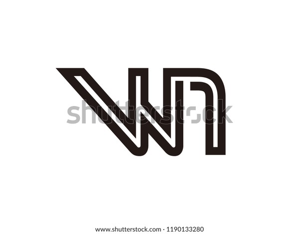 W1 Logo Combination Letters Numbers Stock Vector (Royalty Free ...