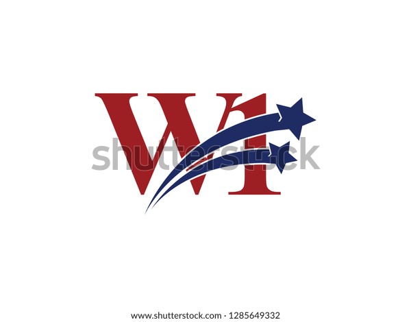 W1 Logo Number Star Stock Vector (Royalty Free) 1285649332