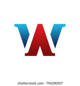 Wa Letter Logo Template Stock Vector (Royalty Free) 796330357 ...