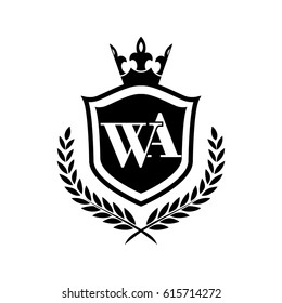 Wa Logo Stock Vector (Royalty Free) 615714272 | Shutterstock
