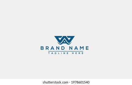 Wa Logo Design Template Vector Graphic Stock Vector (Royalty Free ...