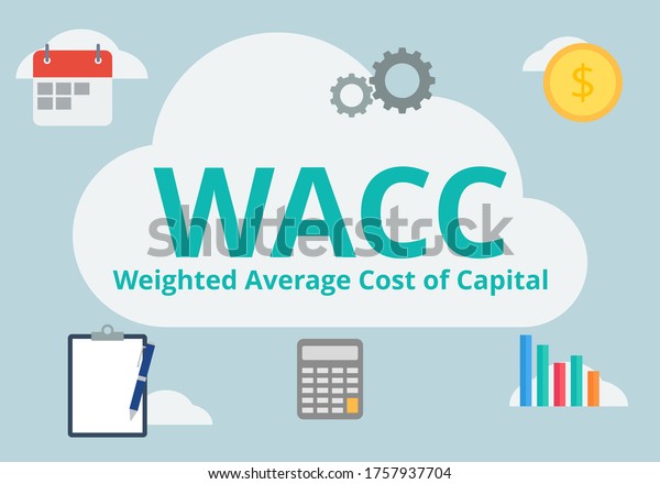 Wacc Vector Weighted Average Cost Capital Stock Vector (Royalty Free ...