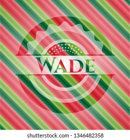 Wade Christmas Emblem Background Stock Vector (Royalty Free) 1346482358 ...
